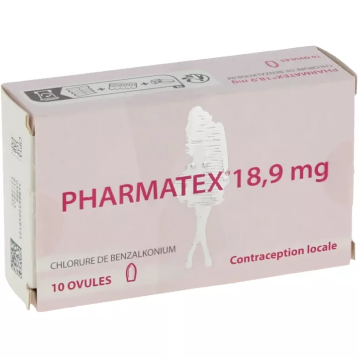 Pharmatex 18,9 mg - Contraception locale - ovules vaginaux en vente
