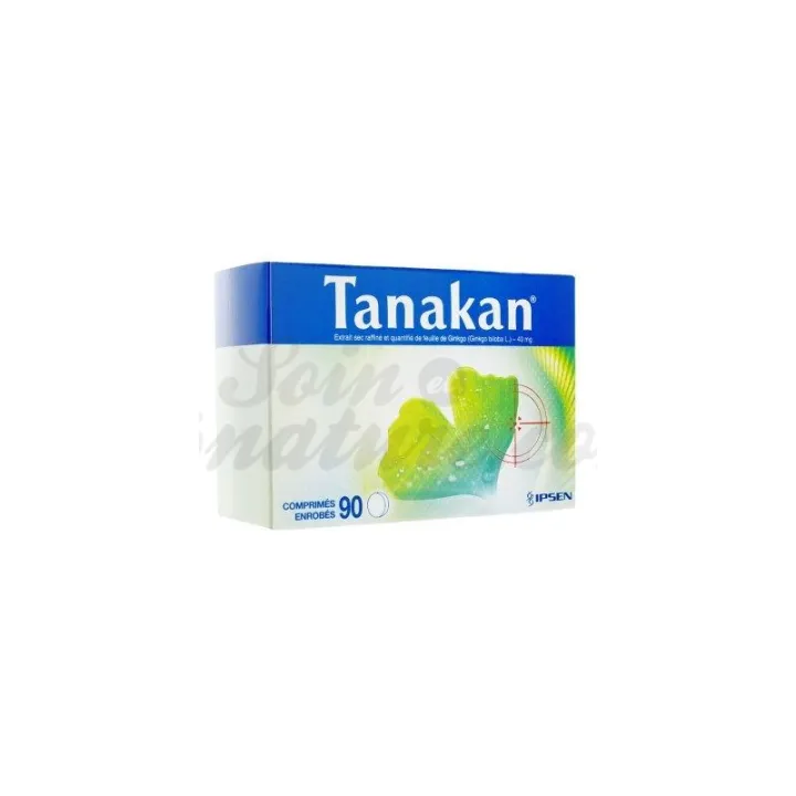 Tanakan Ginkgo biloba 90 comprimés Ipsen en pharmacie bio